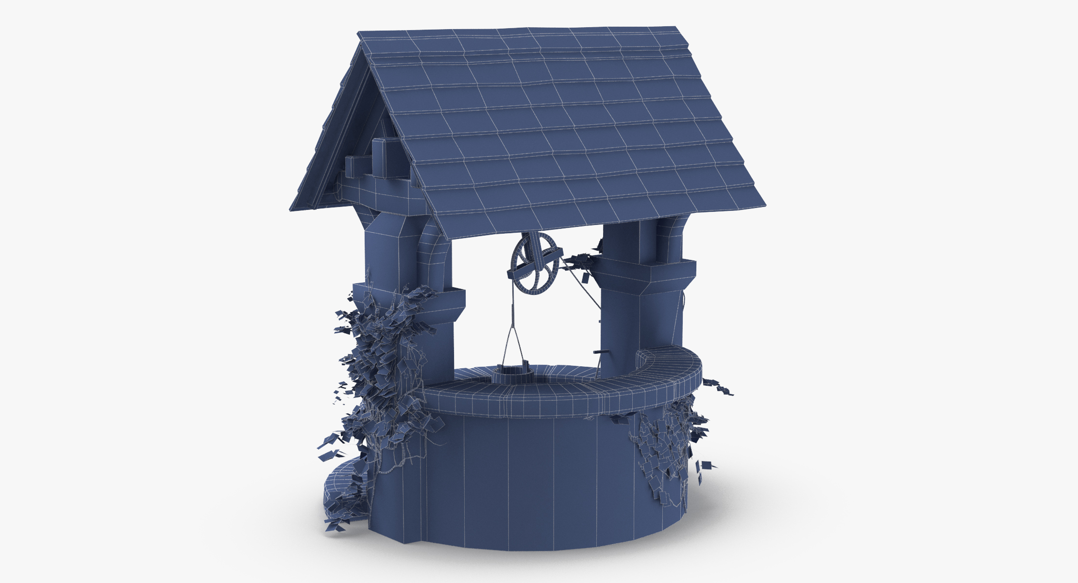 3d creepy wishing model