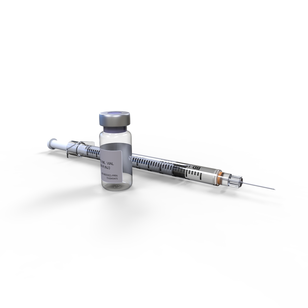 c4d syringe flask