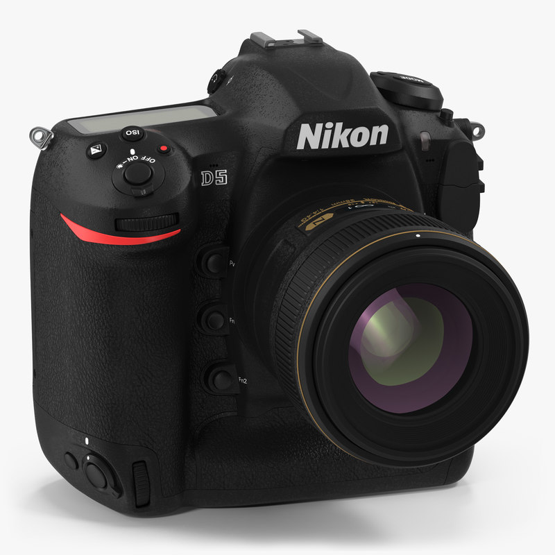 3d model nikon d5 professional dslr