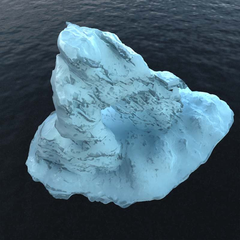 3d iceberg 1 model