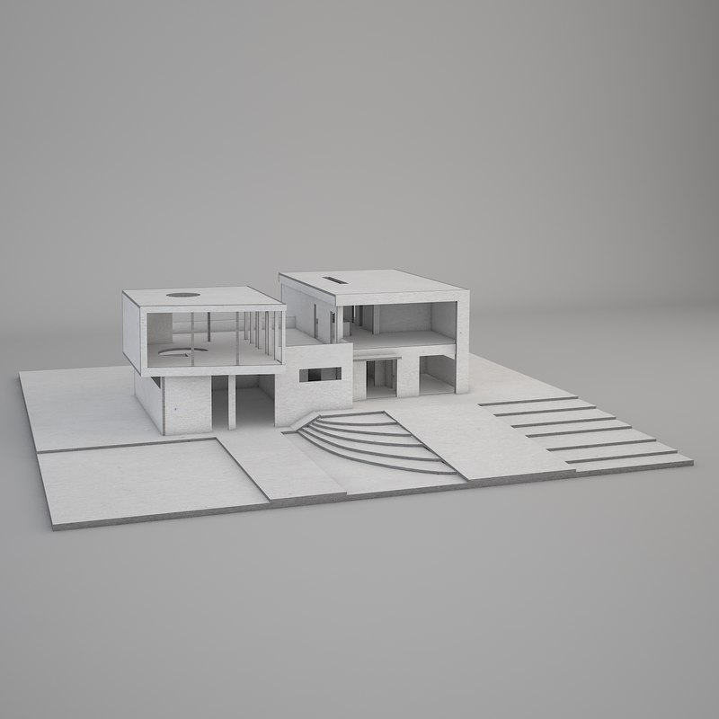 3d max architecture physical modeled