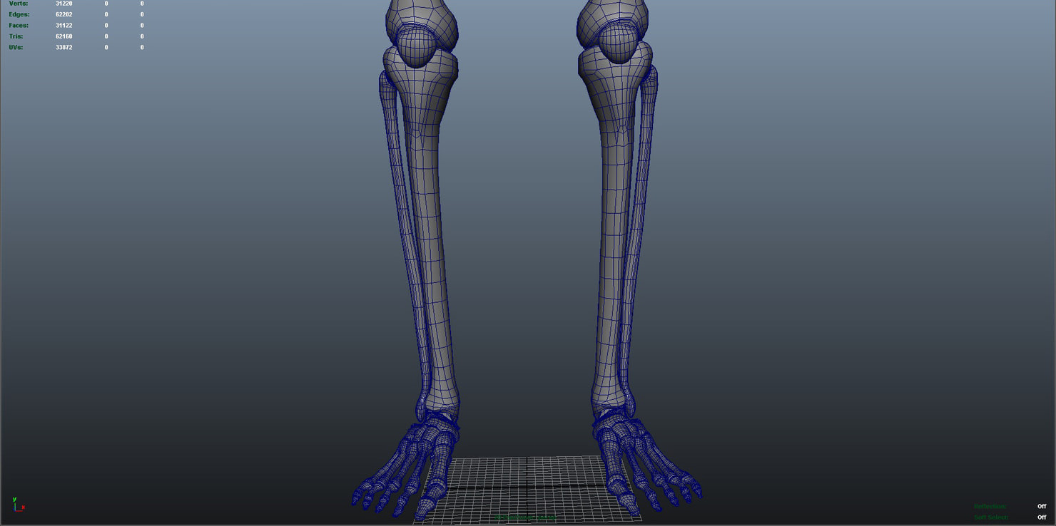 3d human skeleton model
