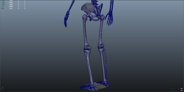 3d human skeleton model