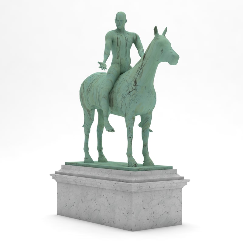 3d statue model