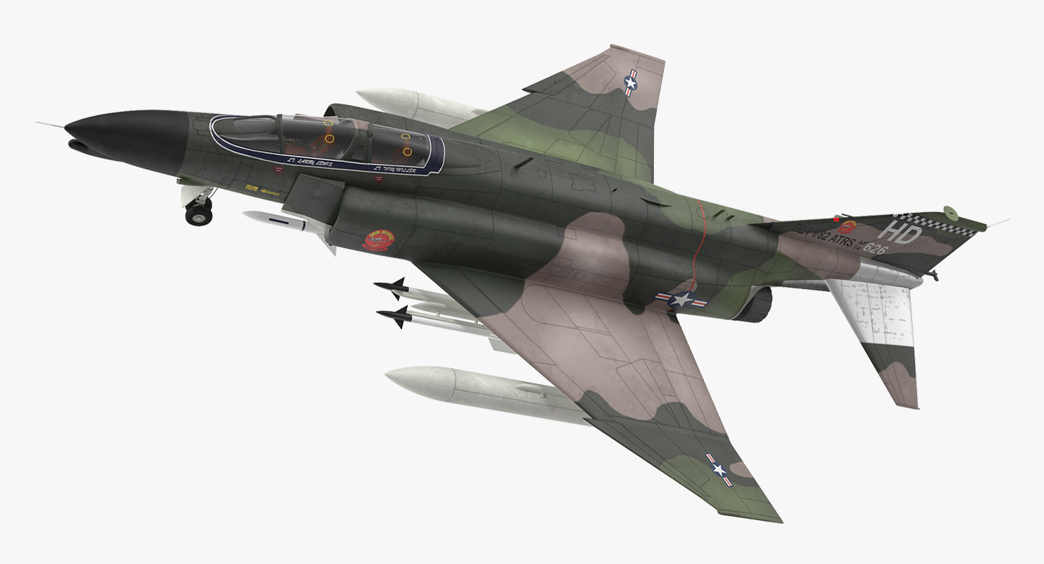 mcdonnell douglas f-4 phantom 3d model