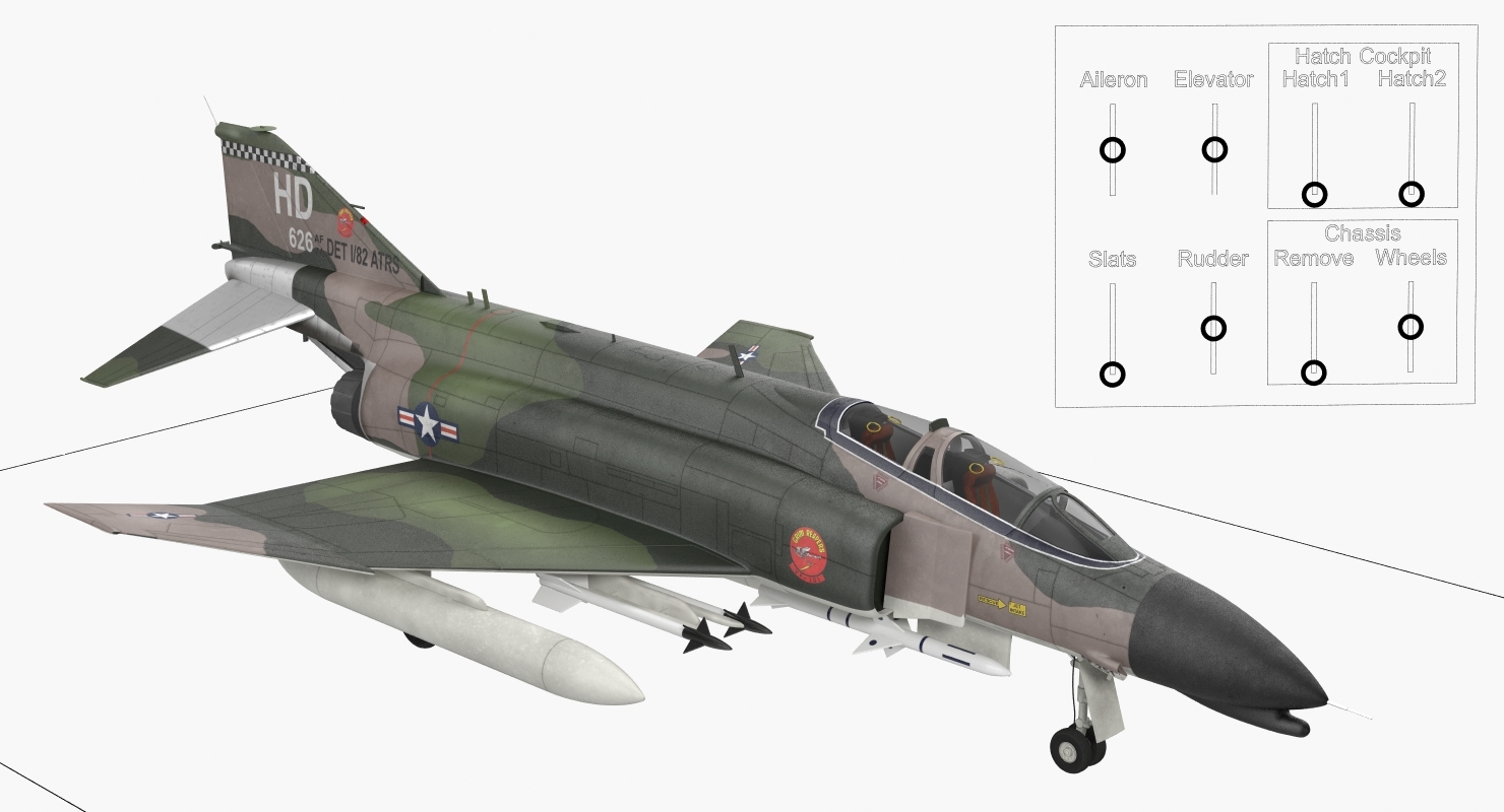 mcdonnell douglas f-4 phantom 3d model