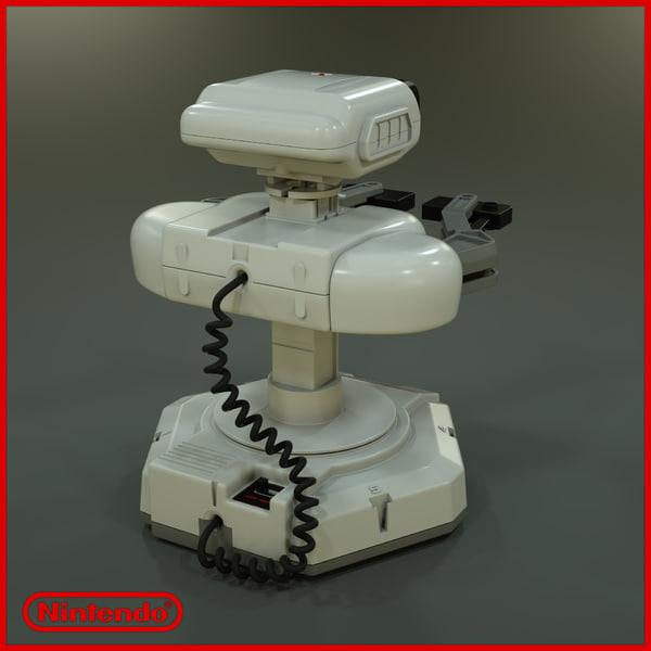 3d model nintendo robotic rob