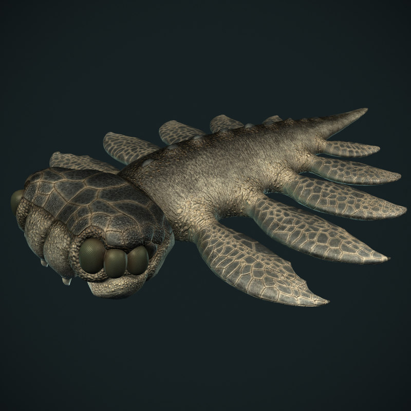 3d model fantasy monster sea