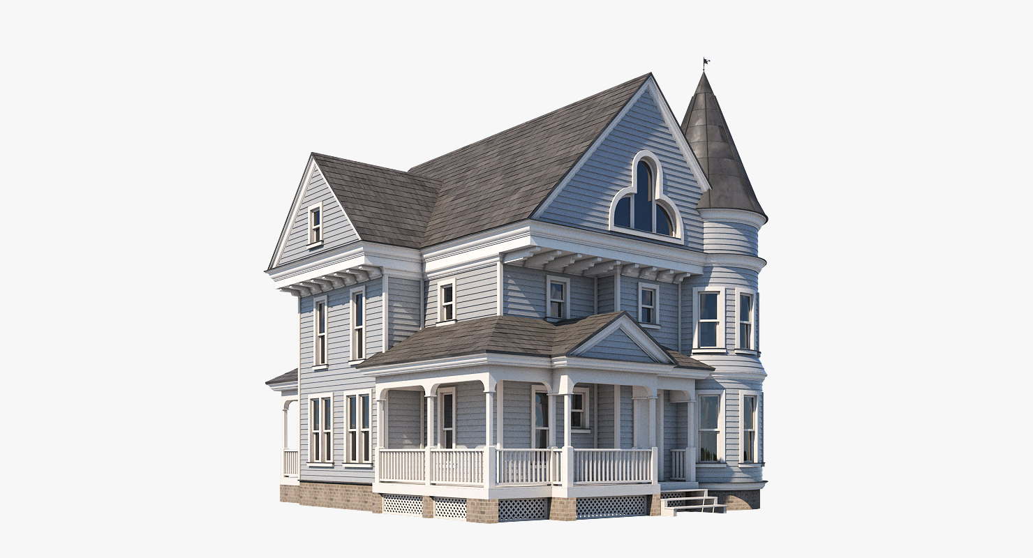 3d model mansion realistic