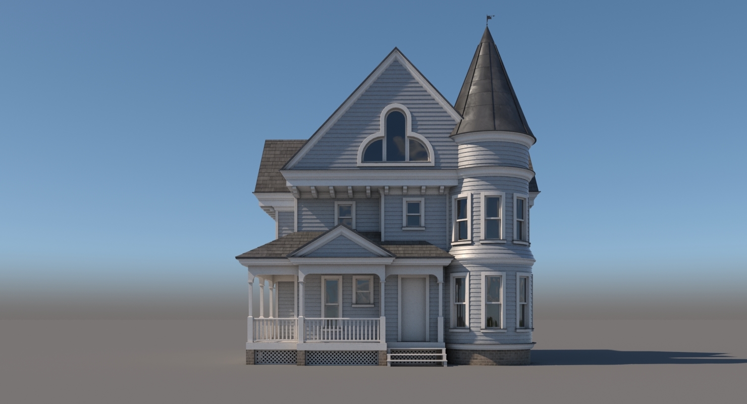 3d model mansion realistic