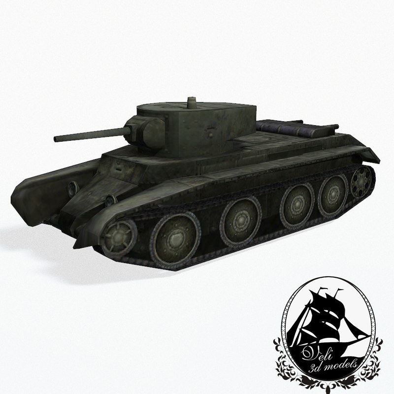 3d bt-7 bt tanks model