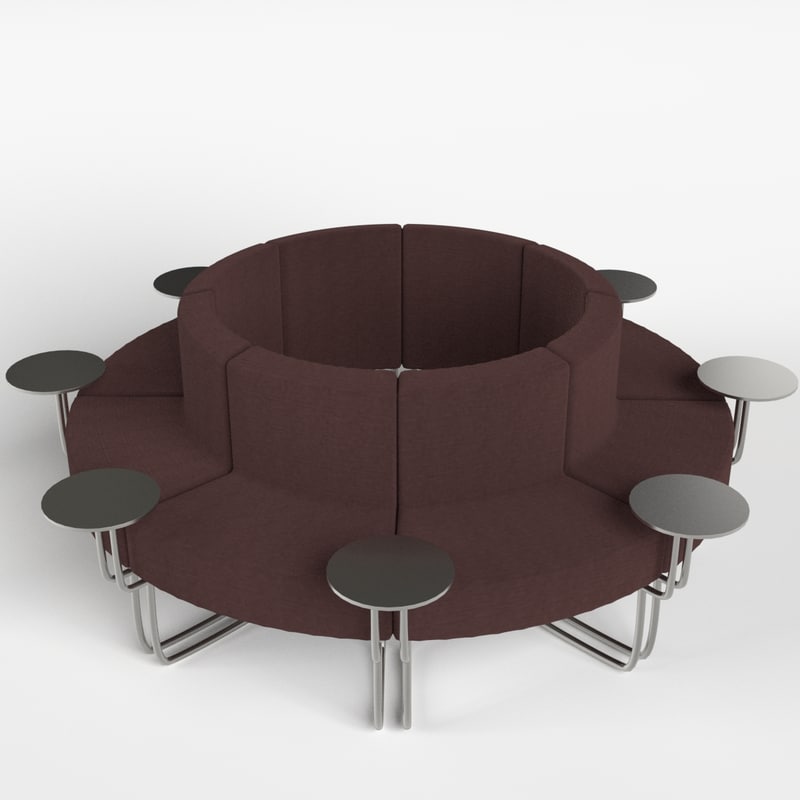 lobby circular couch max