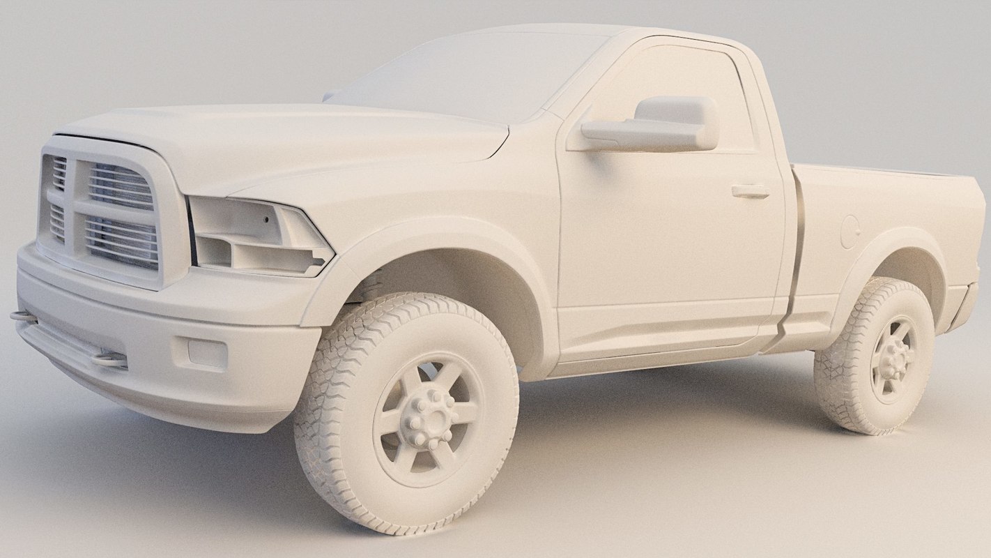 3D pickup ram 1500 model - TurboSquid 1529234