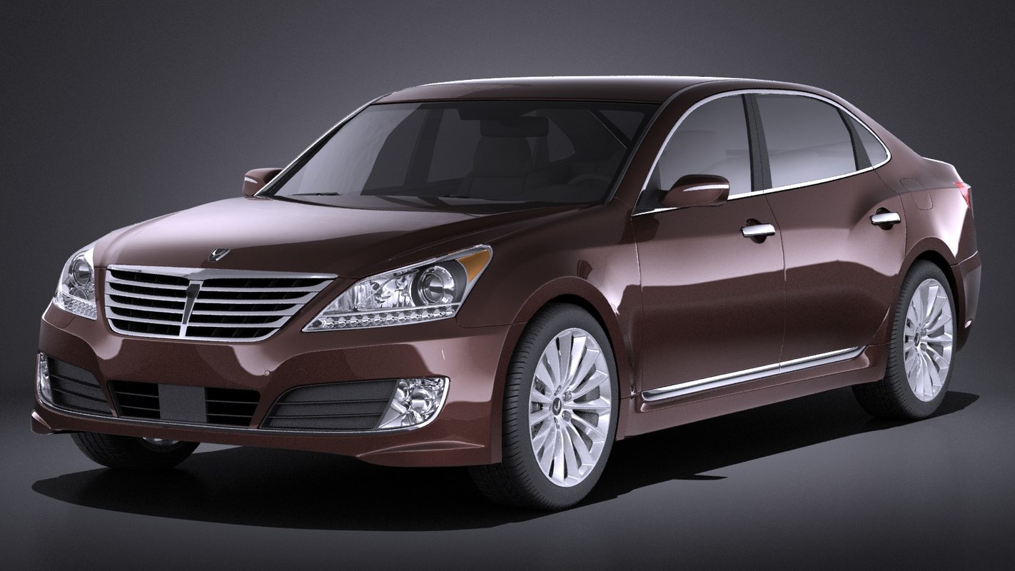2016 hyundai equus 3d model