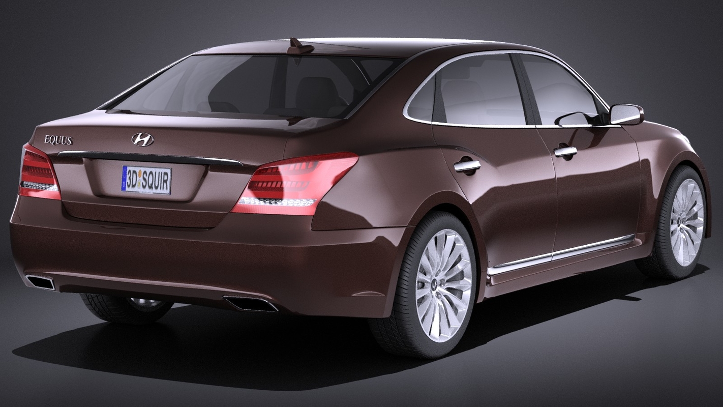2016 hyundai equus 3d model