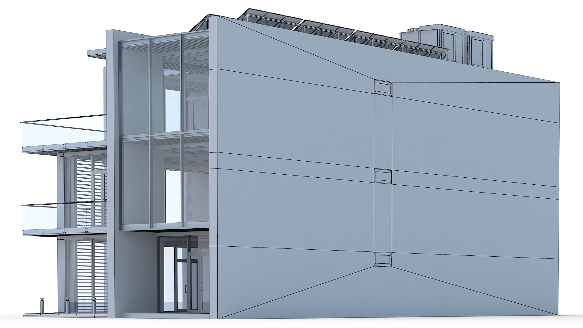 max modern office building architectural