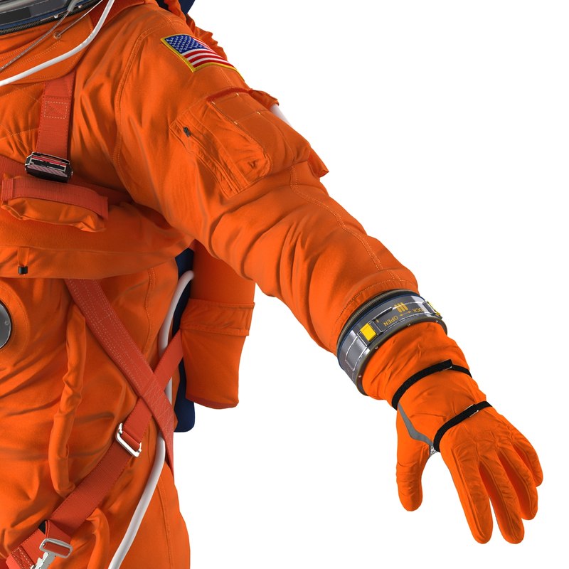 astronaut wearing advanced crew 3d ma