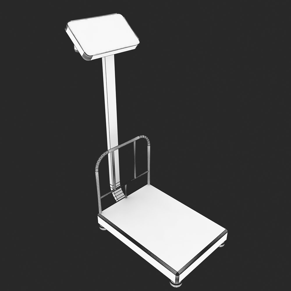 weighing machine 3d model