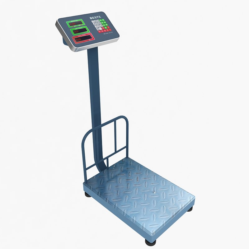 weighing machine 3d model