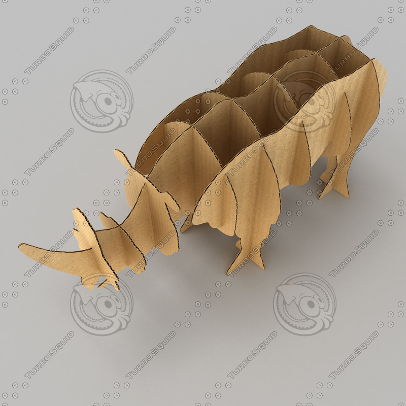 rhino cardboard 3d x