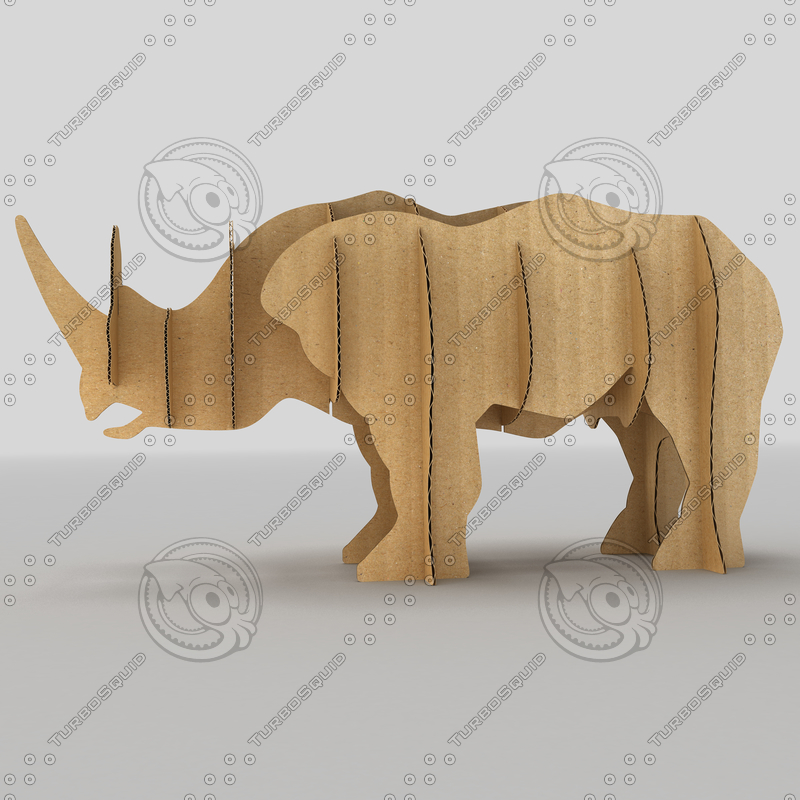 rhino cardboard 3d x