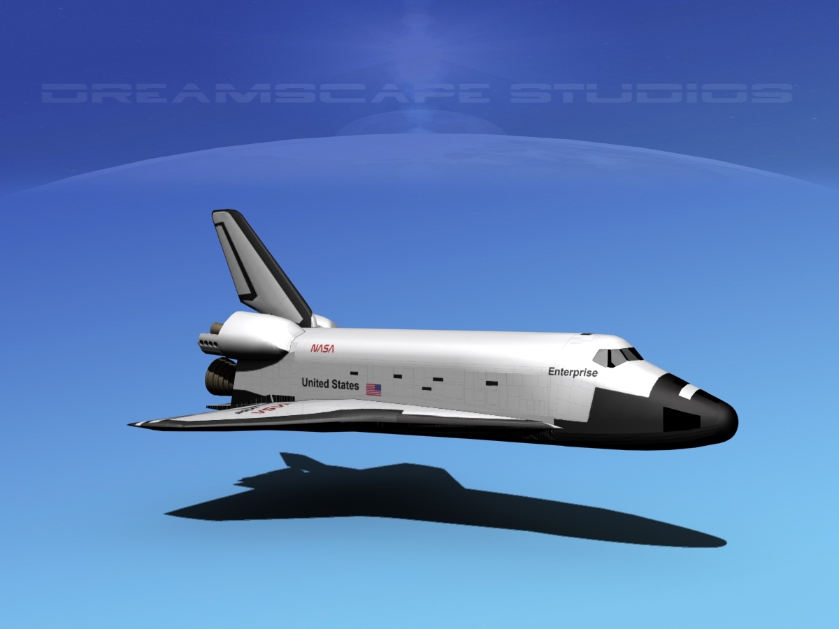 space shuttle 3d dwg