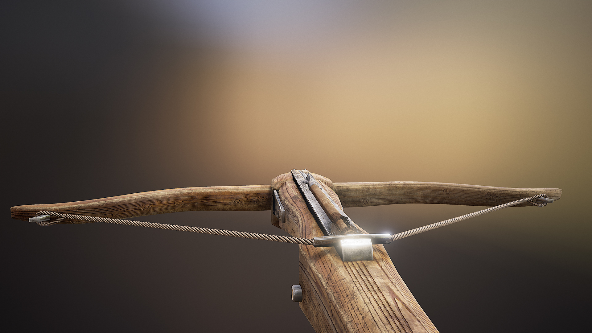 3d model light crossbow animations