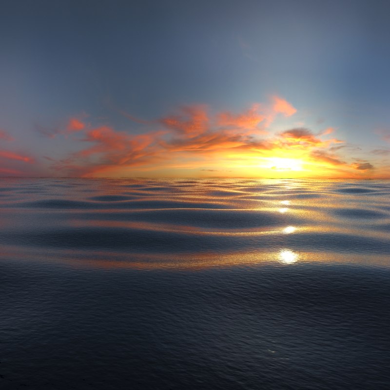 3d beautiful sea calm model