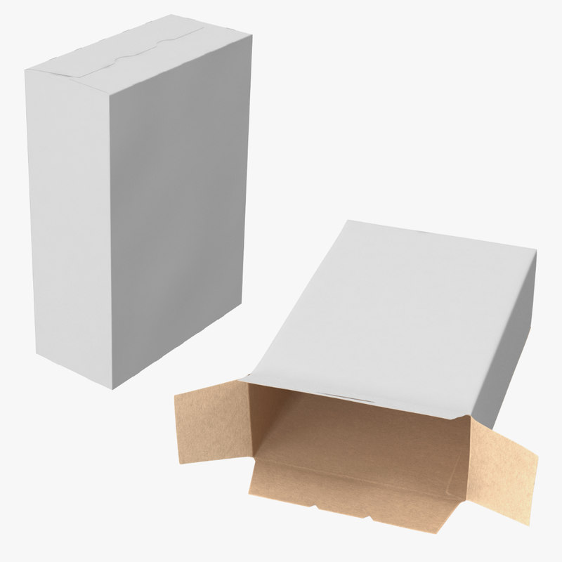 cereal box open closed obj