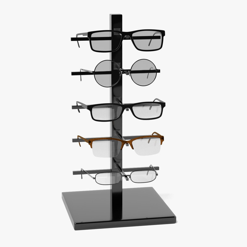 Glasses Rack 3d Model