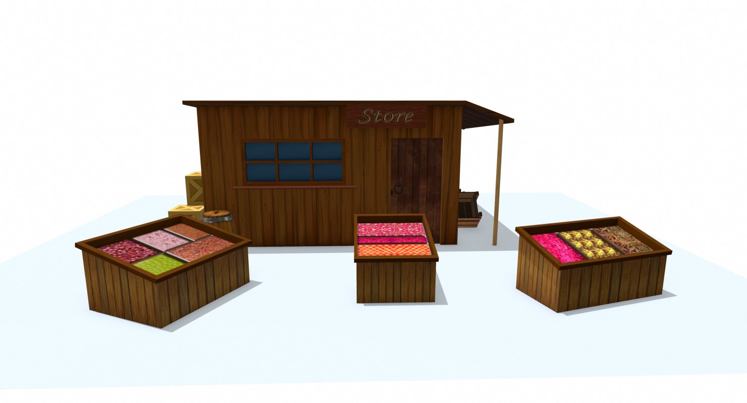 3d model store ready