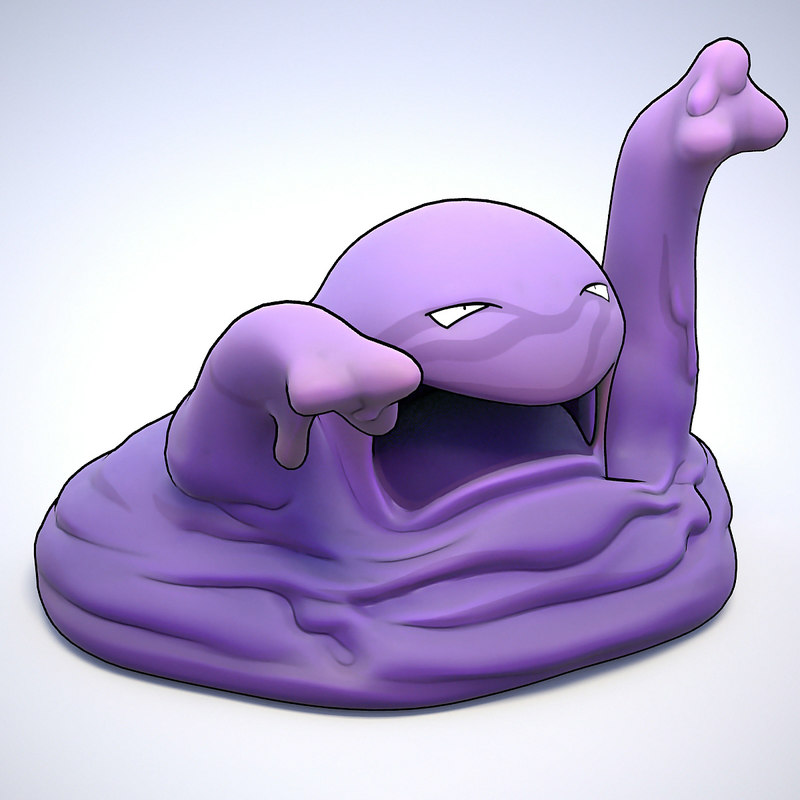 Muk Pokemon Model 3D - TurboSquid 1095491