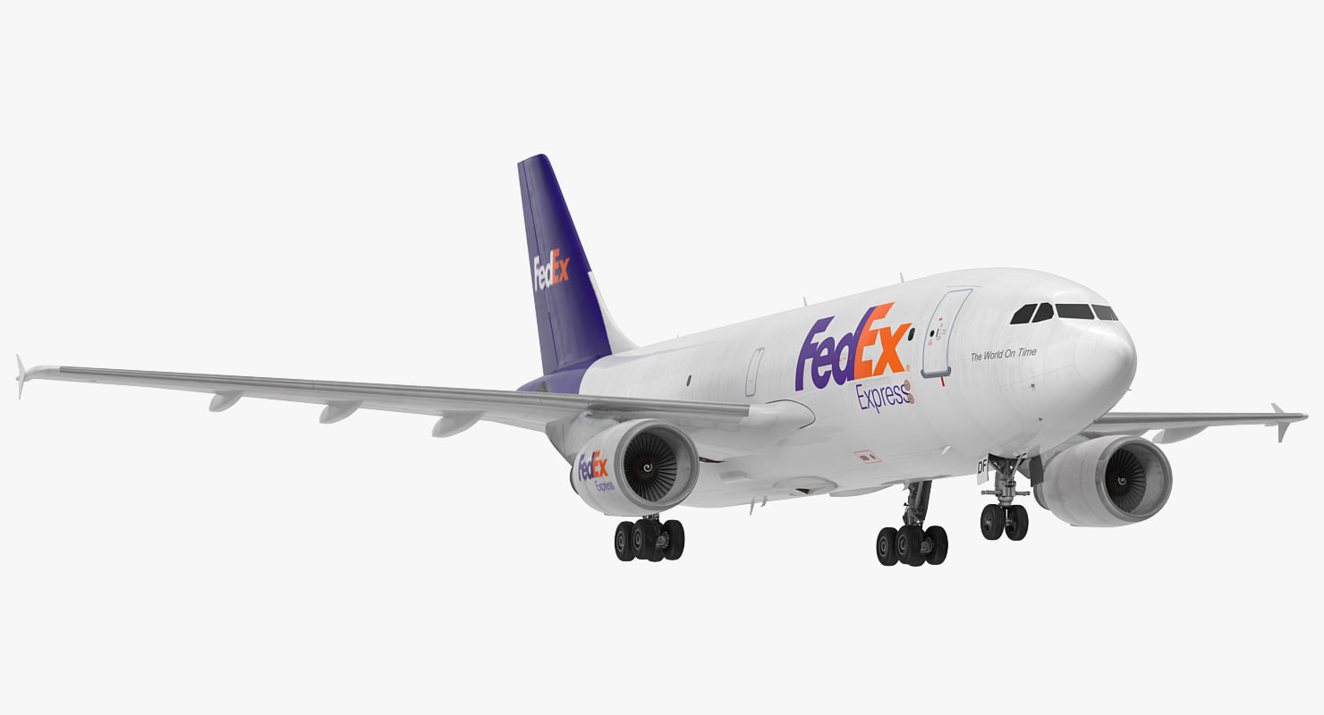 airbus a310-300f cargo aircraft 3d max
