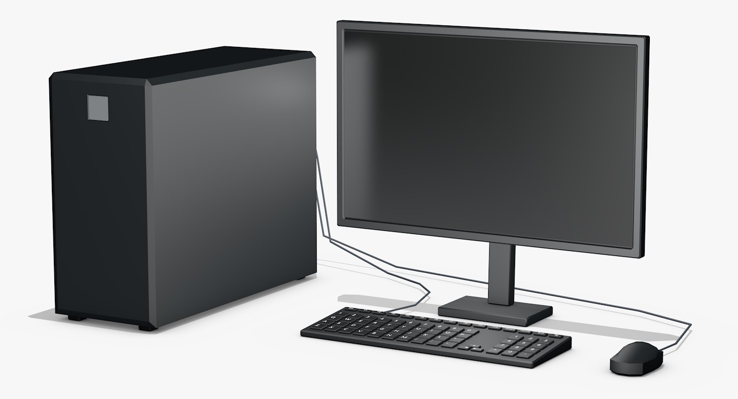 Modello 3D Desktop computer stilizzato - TurboSquid 1095696