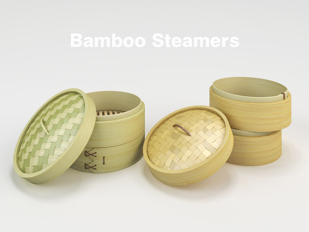 3d bamboo steamer steam