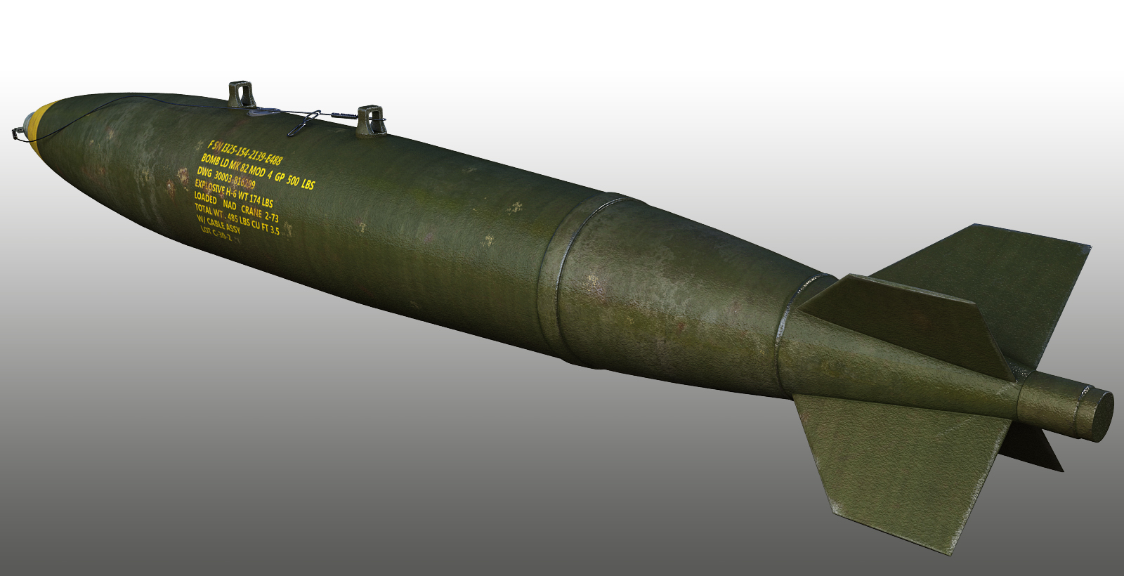 modelo 3d Colección de bombas de Estados Unidos - TurboSquid 1095789