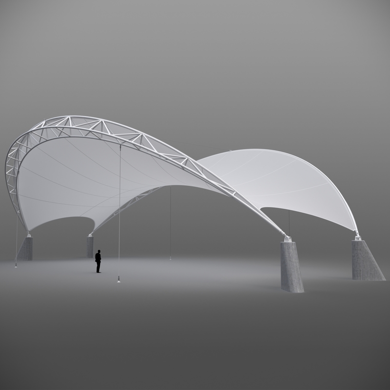 tensile membrane canopy max