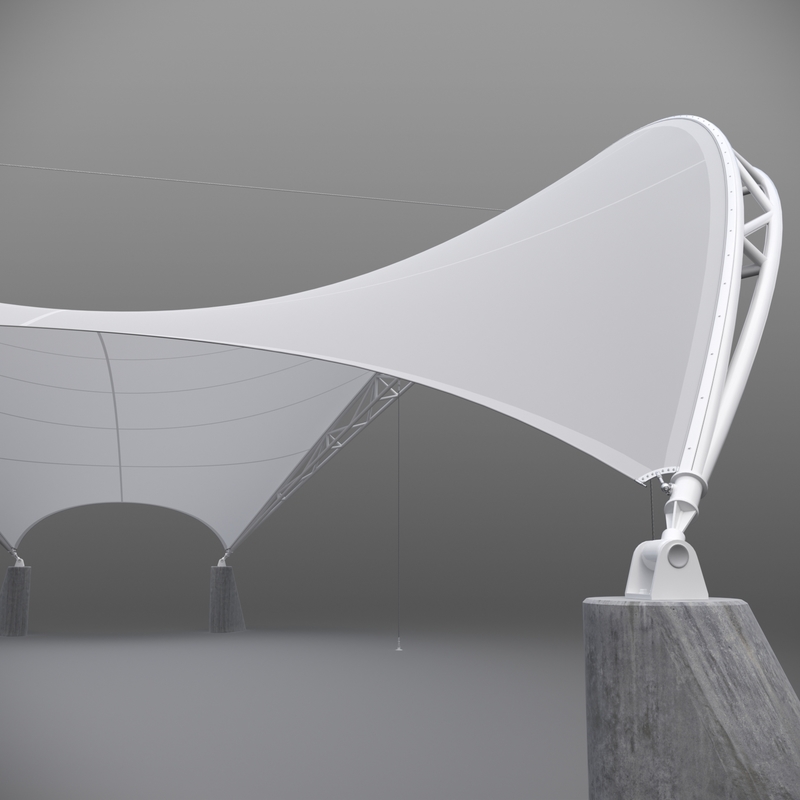 tensile membrane canopy max