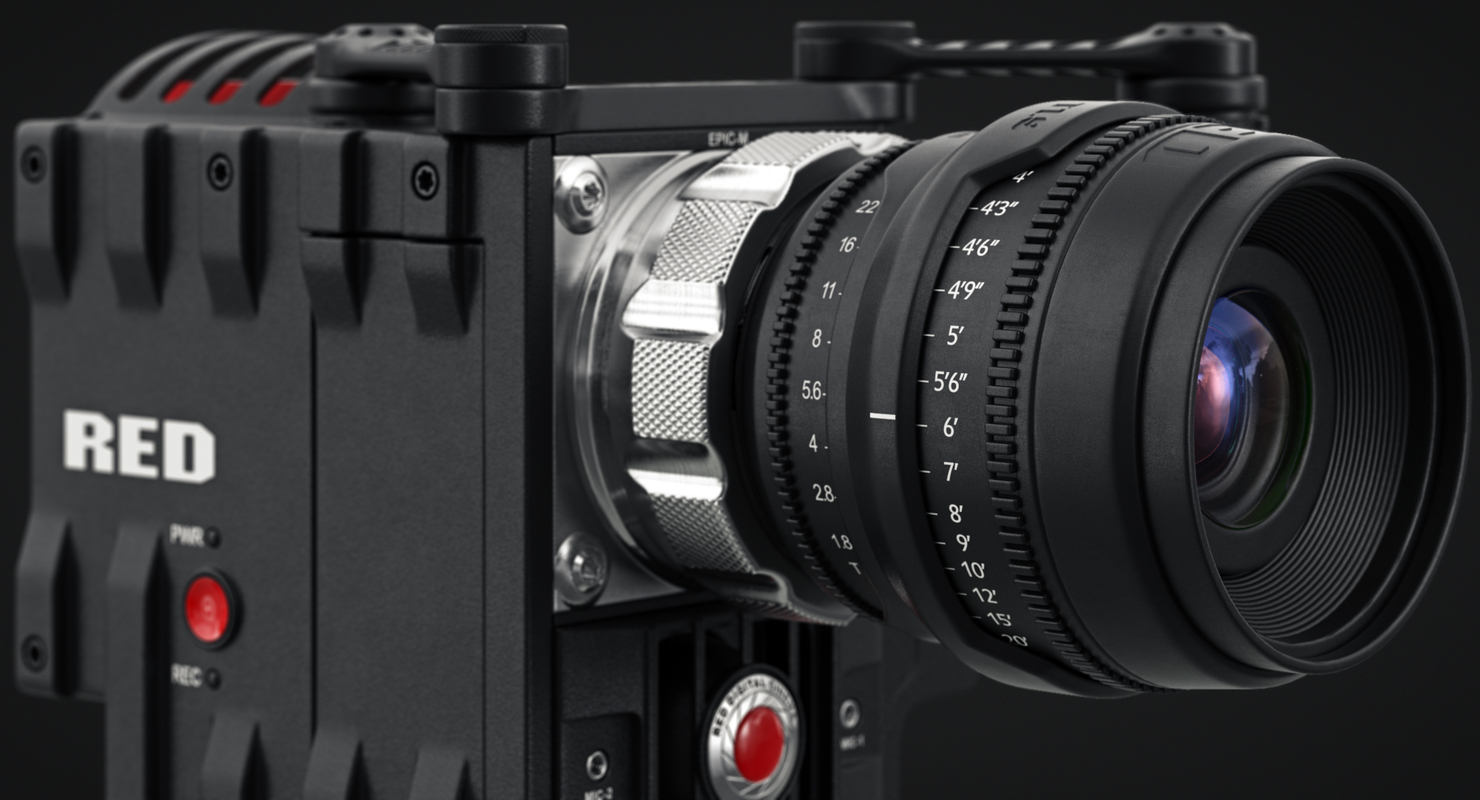 3d red epic camera 3 model