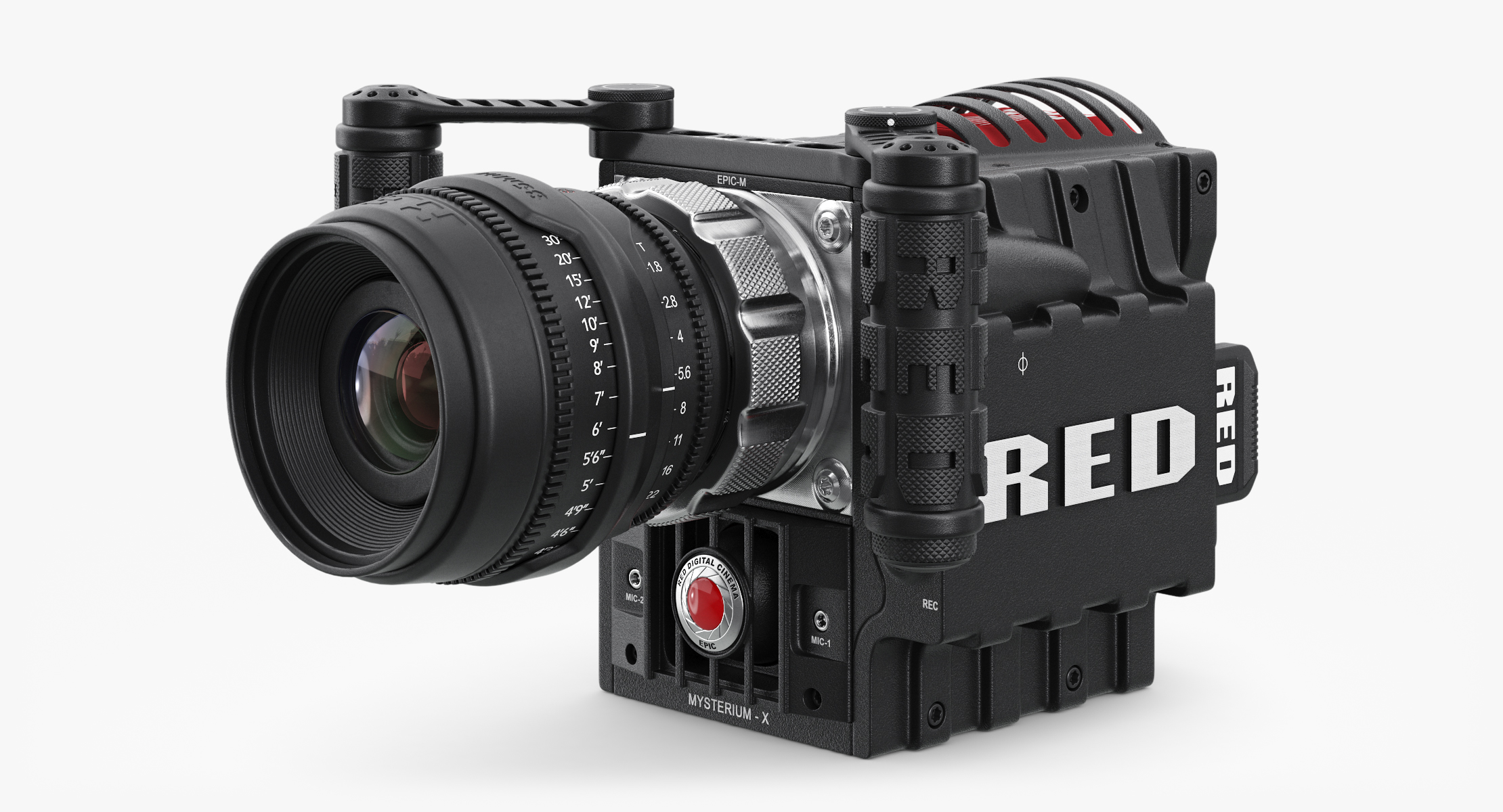 3d red epic camera 3 model