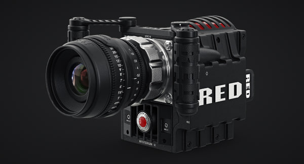 3d red epic camera 3 model