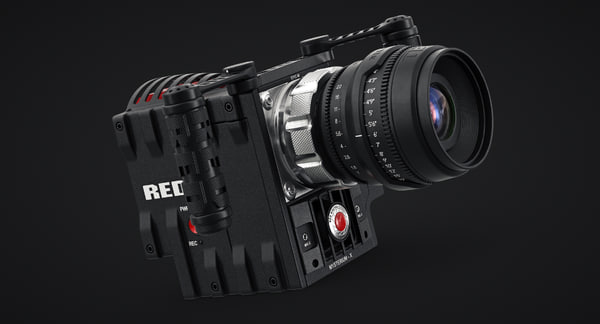 3d red epic camera 3 model