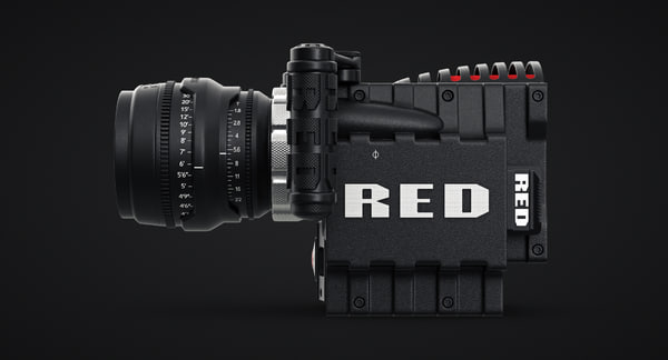 3d red epic camera 3 model