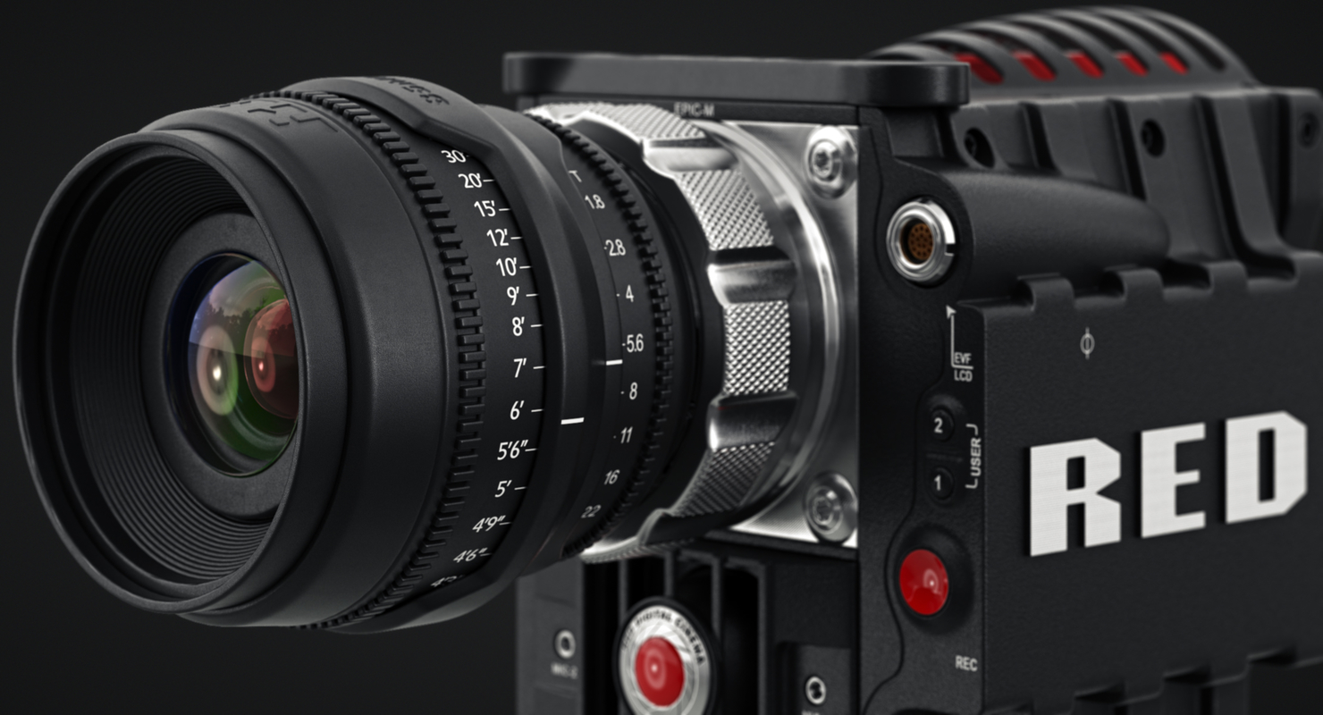 3d red epic camera 3 model