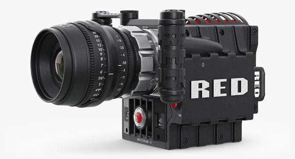 3d red epic camera 3 model