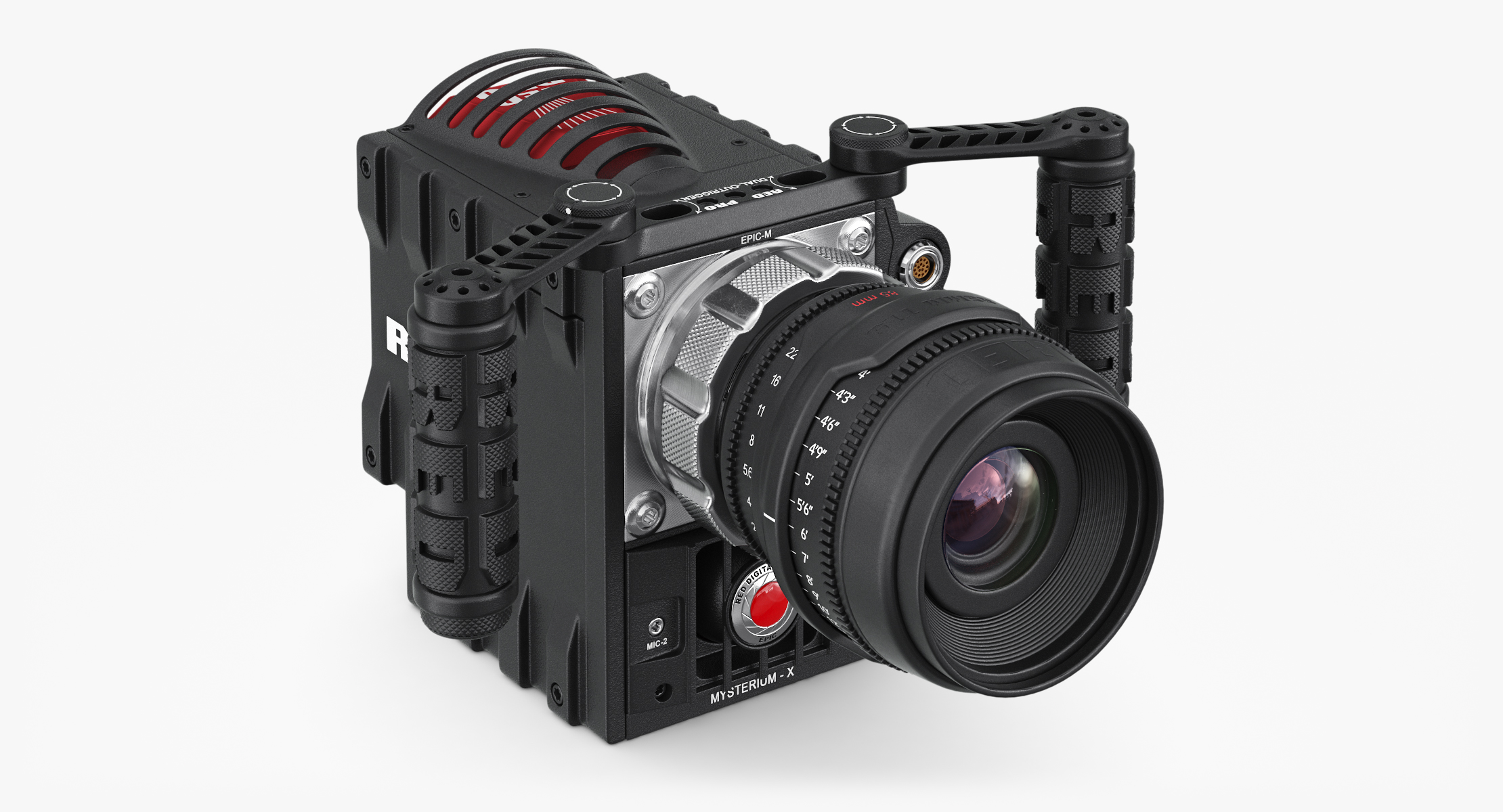 3d red epic camera 3 model