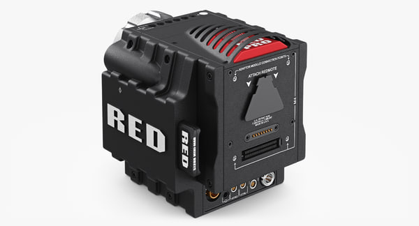 3d red epic camera 3 model