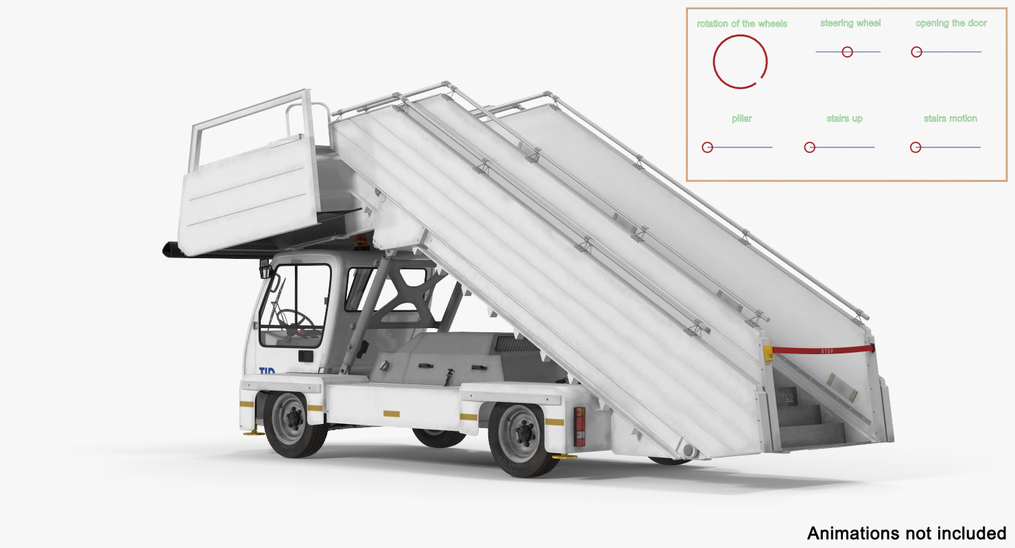 max passenger boarding stairs car