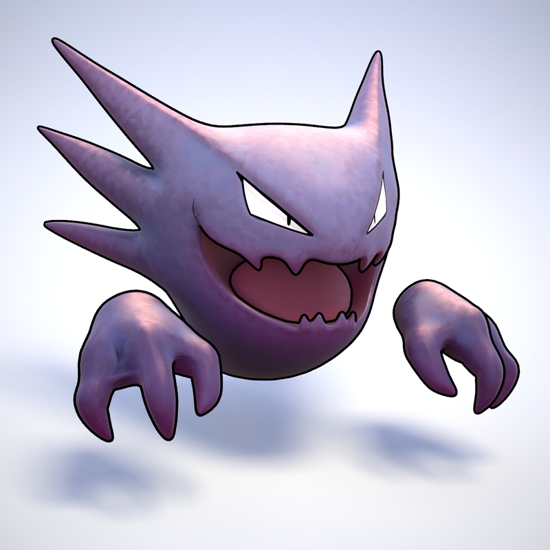 3d model haunter pokemon