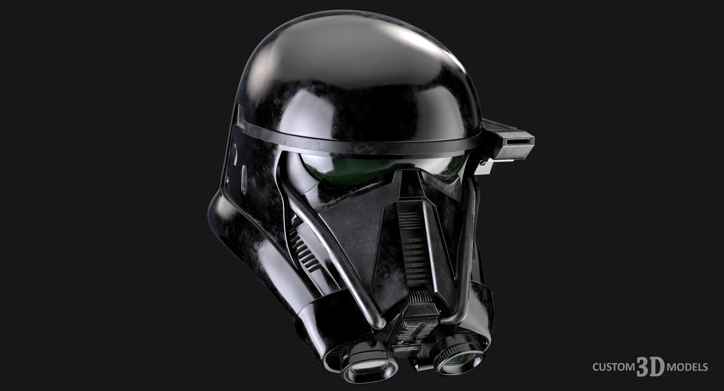 3d death trooper helmet
